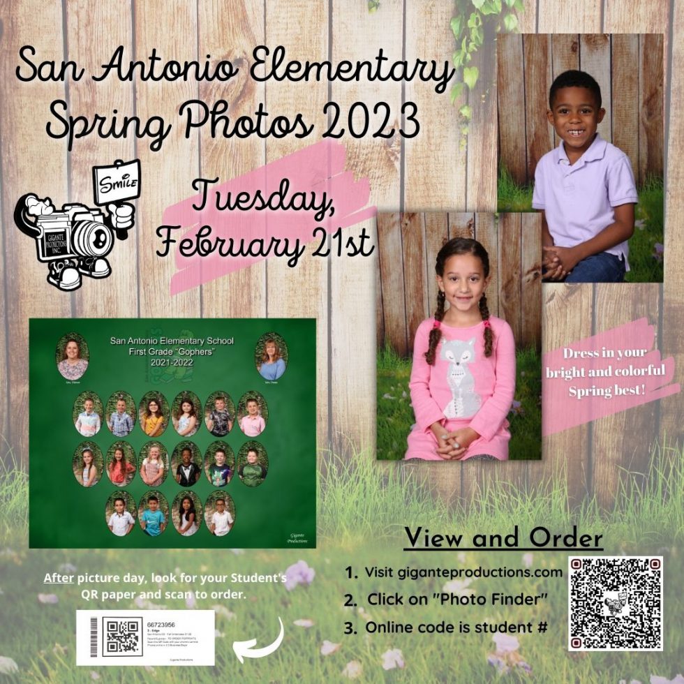 Spring Picture Day | San Antonio Elementary